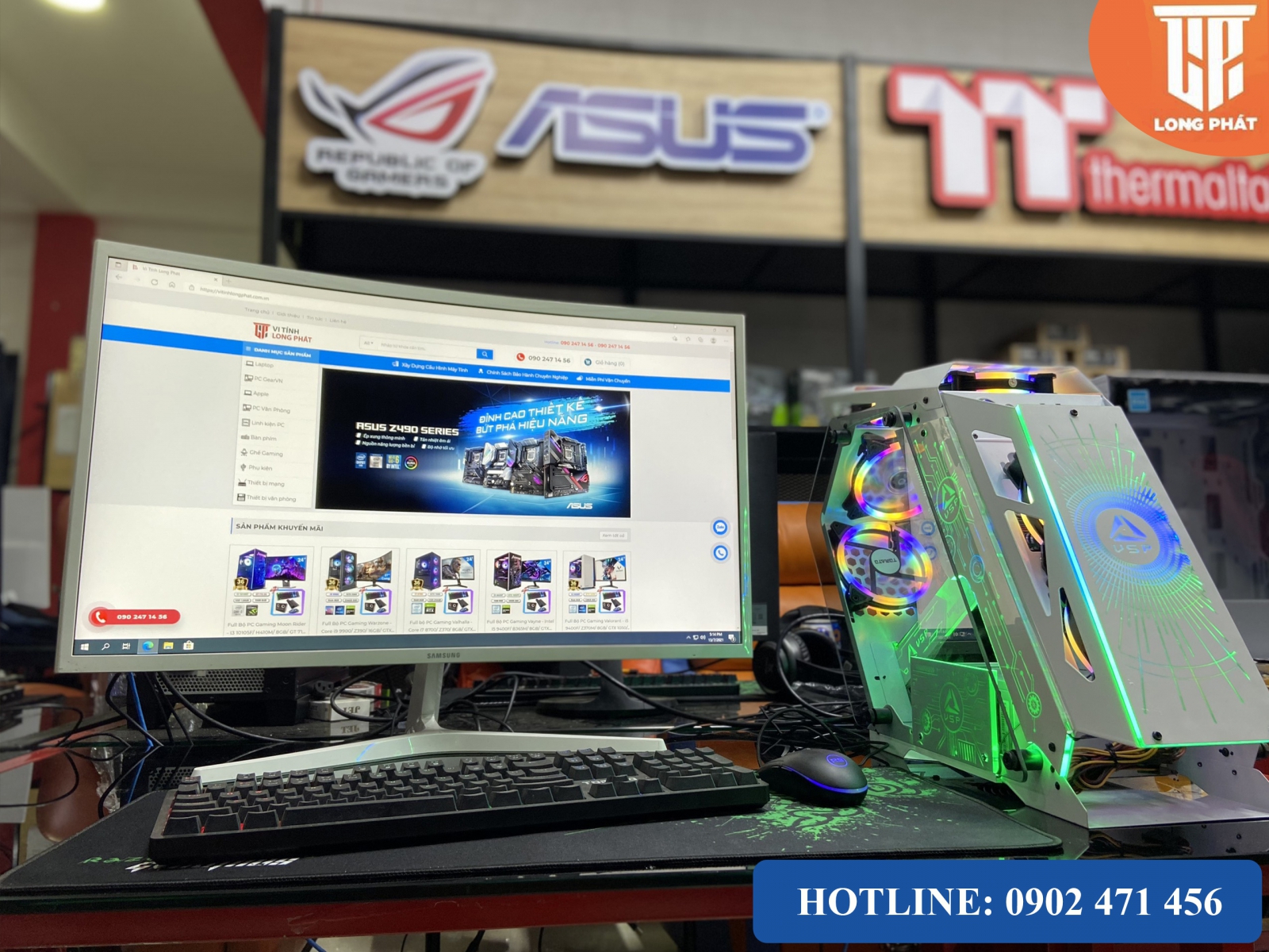 Build pc gaming 15tr tại Long Phát Computer